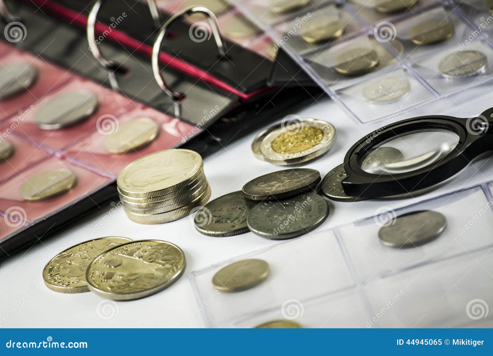 Numismatist stock image. Image of hobbies, magnifying - 44945065