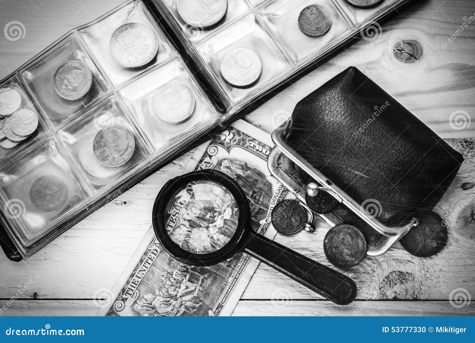 Numismatist stock photo. Image of numismatist, rare, leather - 53777330