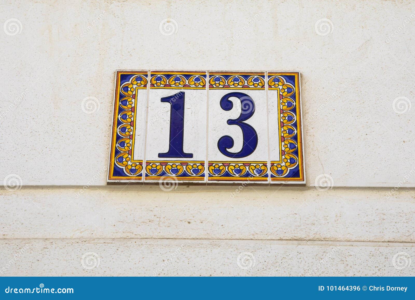 Nummer 13 stock foto. Image of deur, gevormd, plaat - 101464396