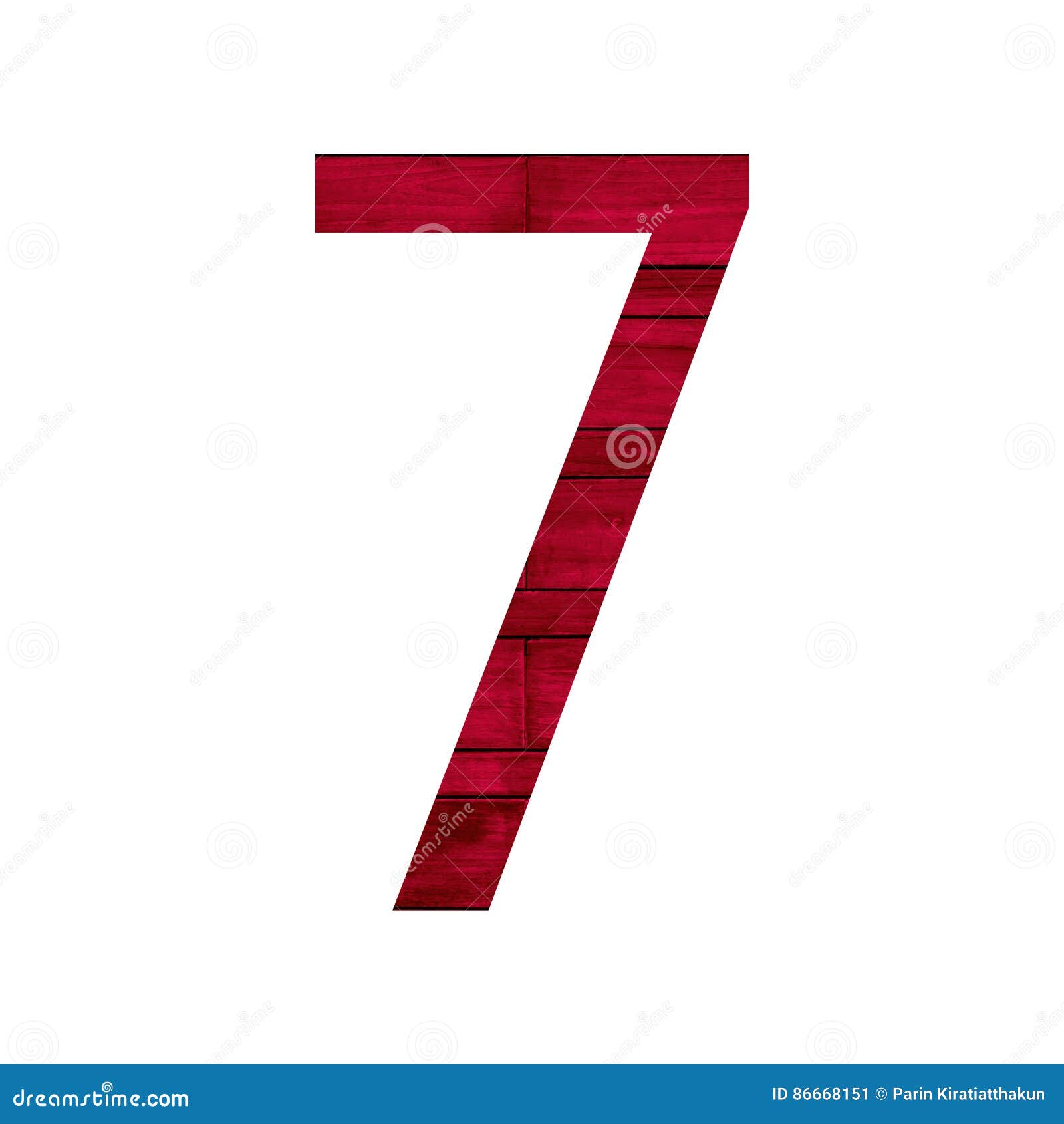 Nummer 7 alfabet zeven stock afbeelding. Image of hout - 86668151