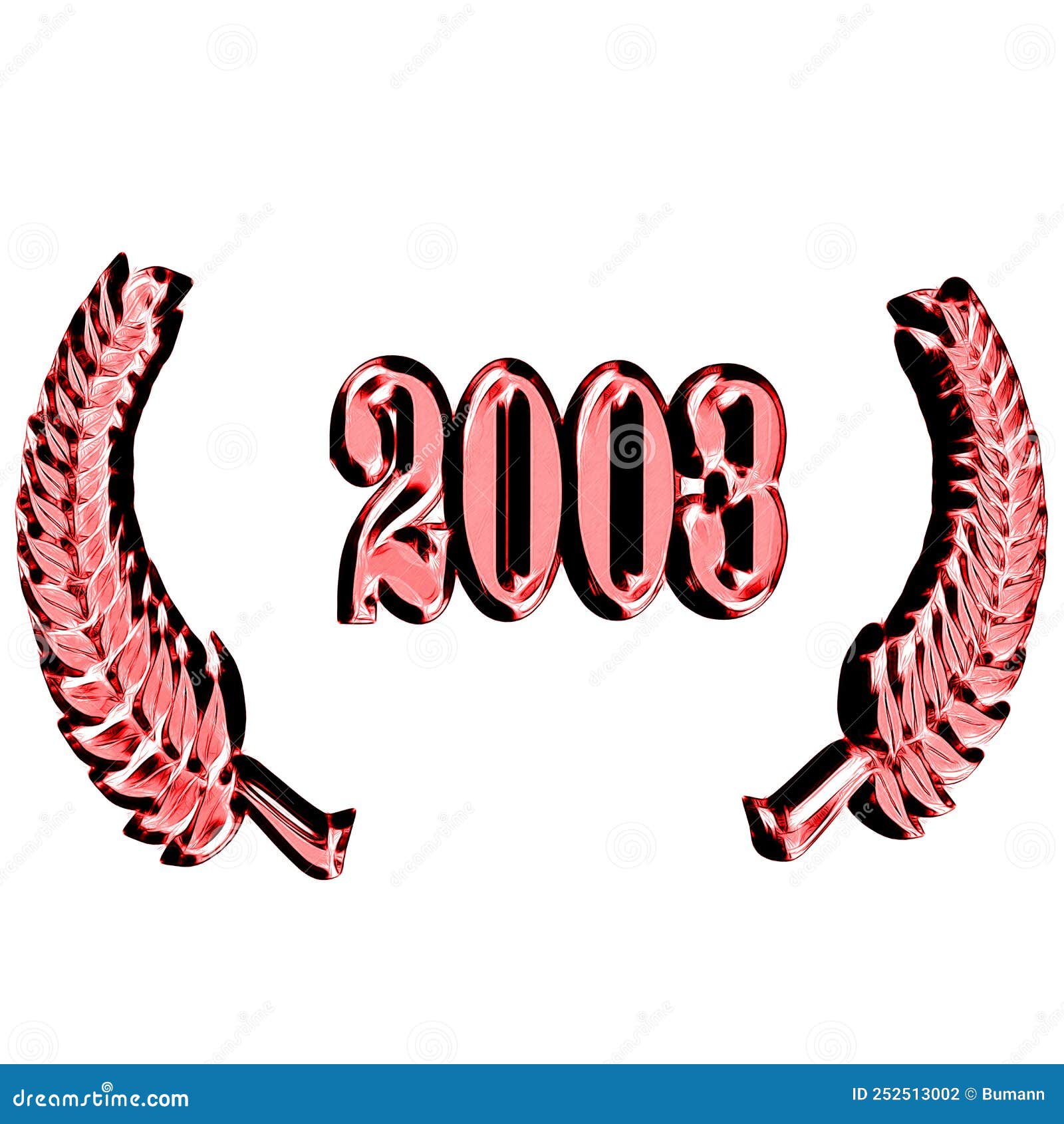 Nummer 2003 Mit Lorbeerkranz Oder Ehrenkranz Als 3dillustration ... Nummer 2003 Mit Lorbeerkranz Oder Ehrenkranz Als 3dillustration ...