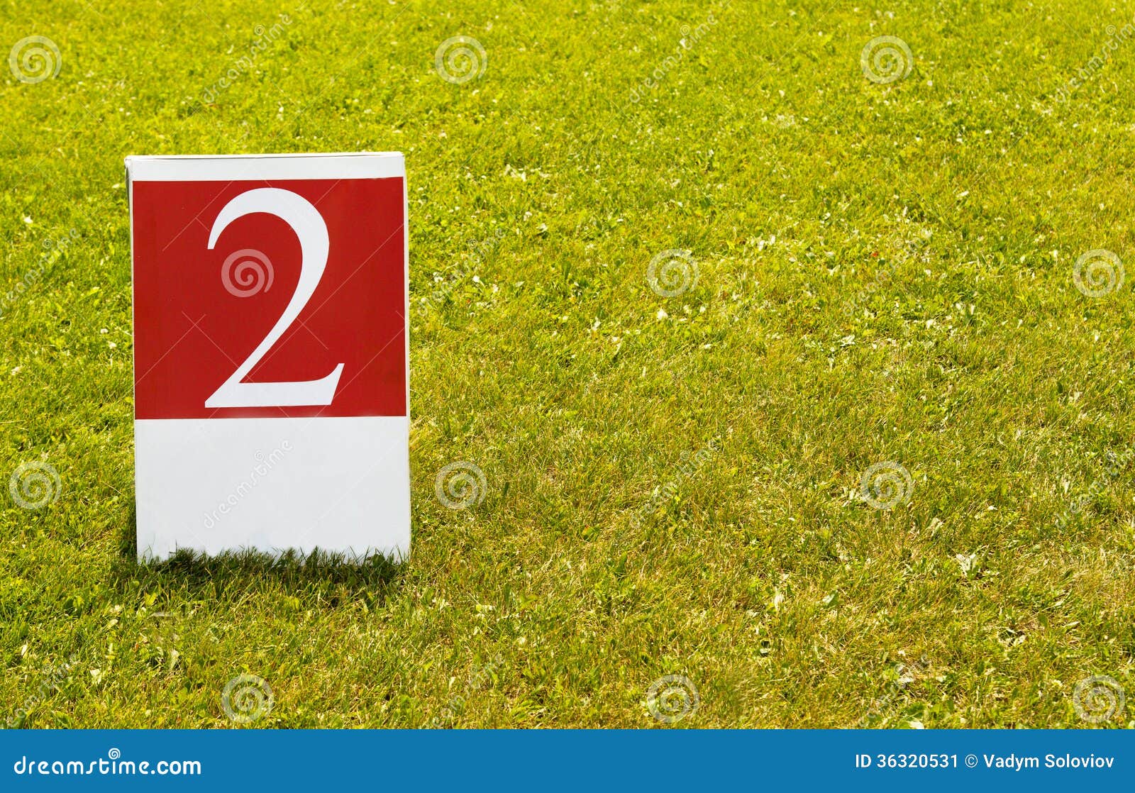 Nummer 2 (twee) Tweede Conceptenfoto Stock Afbeelding - Image of helder ...