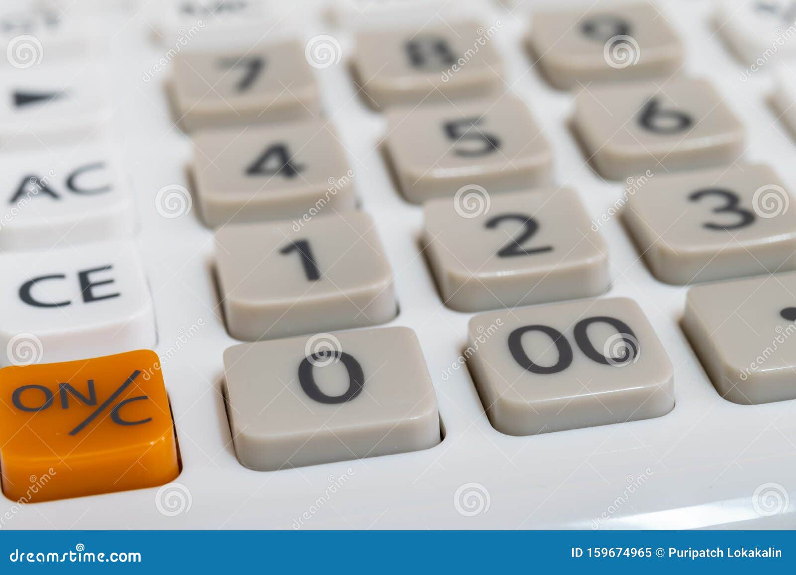 The Numpad of the Calculator Stock Image - Image of account, keyboard ...
