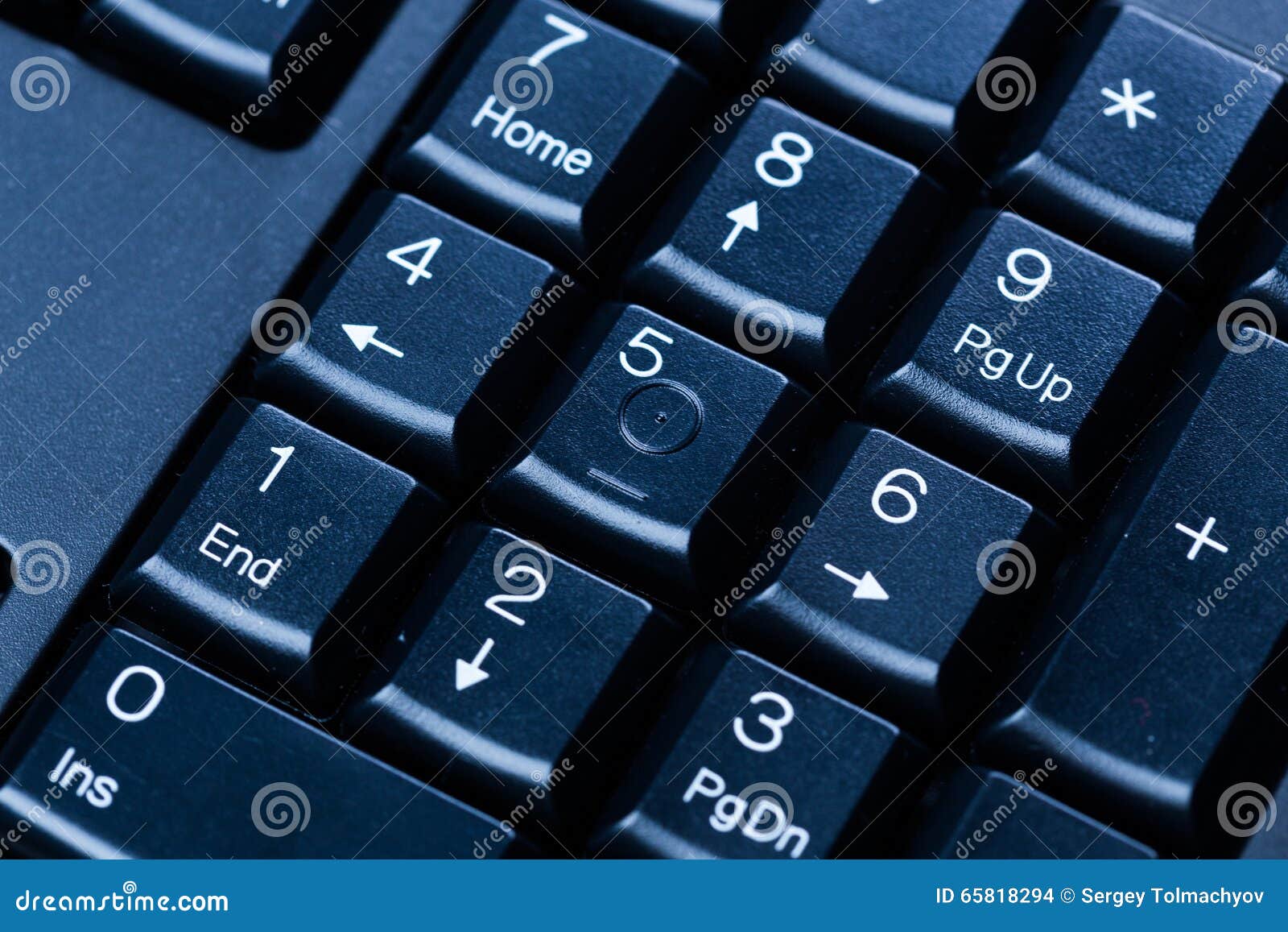 Numpad Del Teclado De Ordenador Foto de archivo - Imagen de ordenador ...