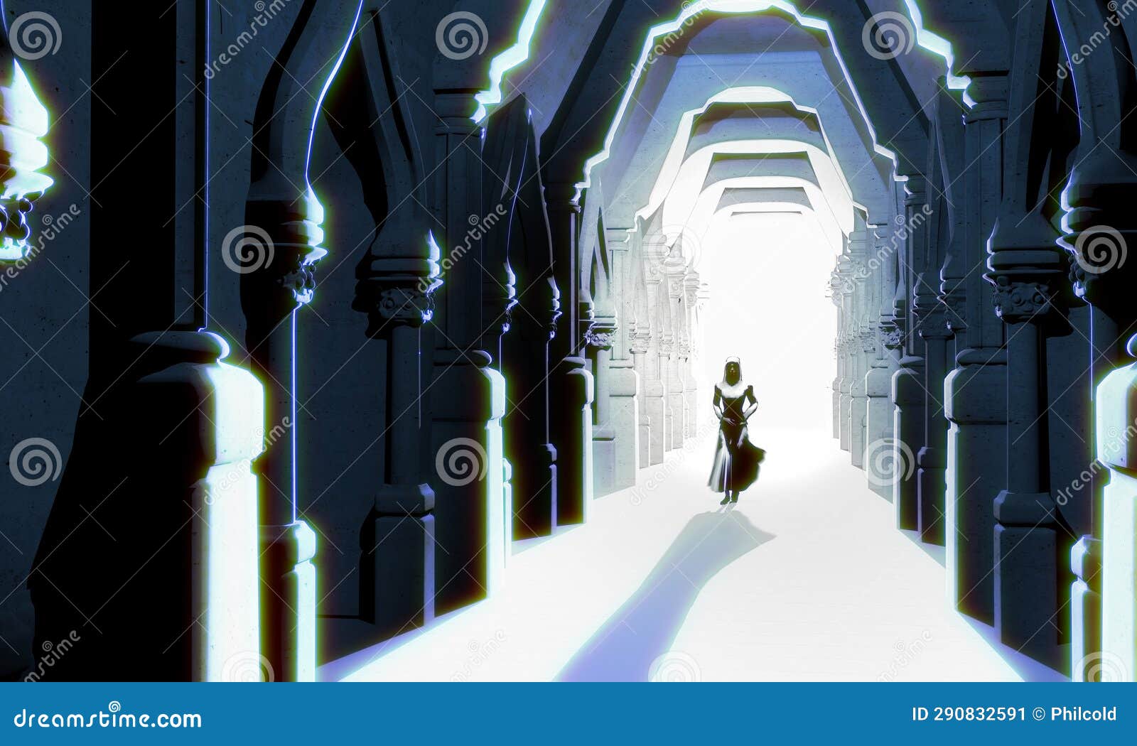 Nun In The Convent Stock Image | CartoonDealer.com #290970169