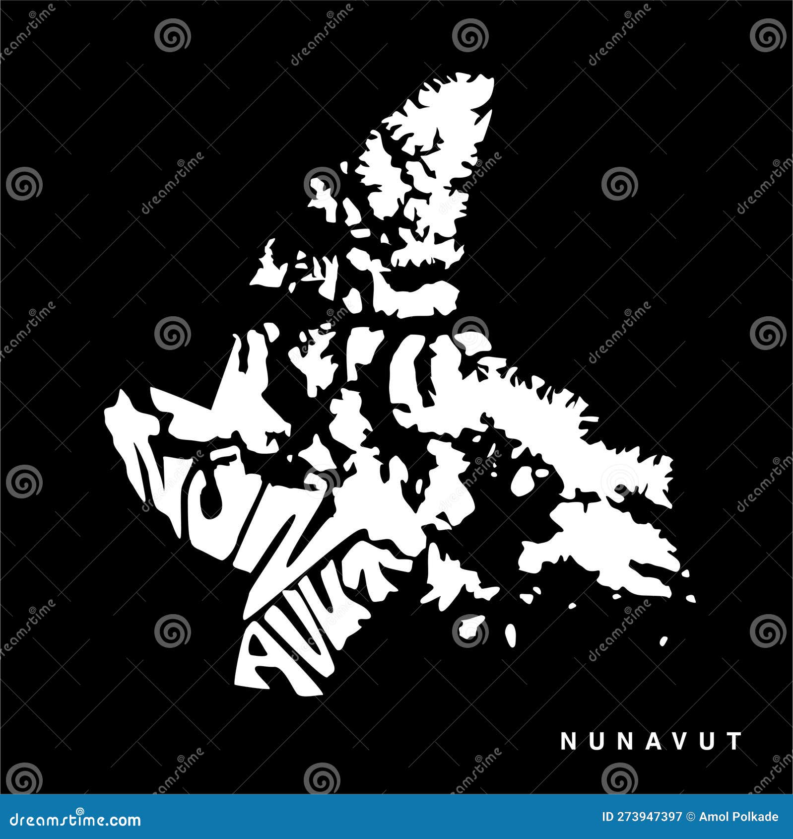 Nunavut Day Lettering On Watercolor Splash Vector Illustration ...