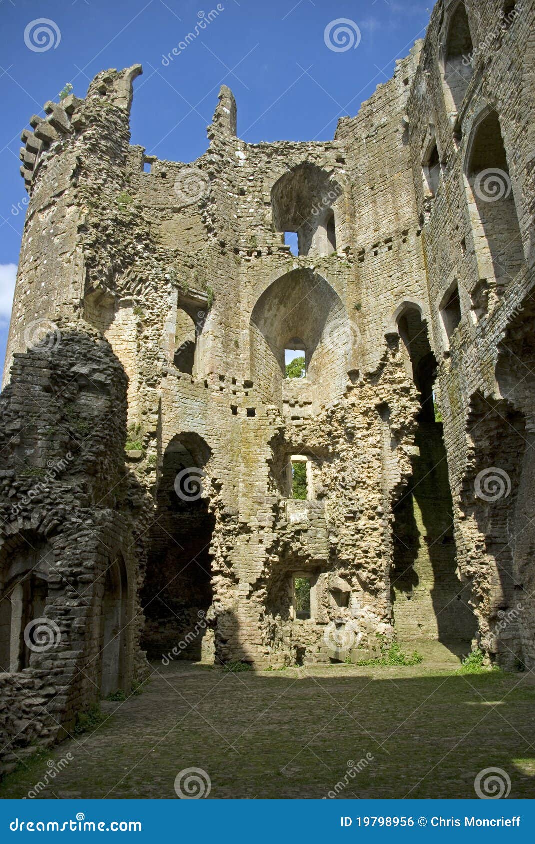 Nunney Castle stock photo. Image of europe, england, bridge - 19798956