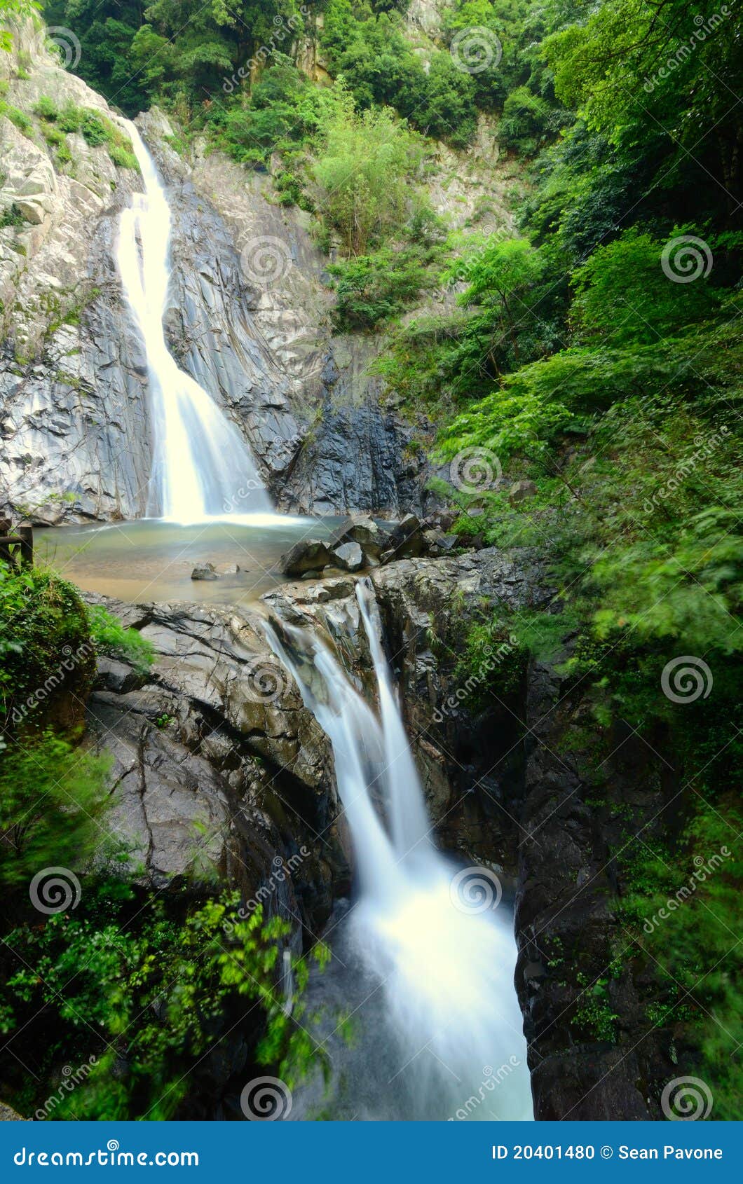 Nunobiki Falls stock photo. Image of cascade, asia, serene - 20401480