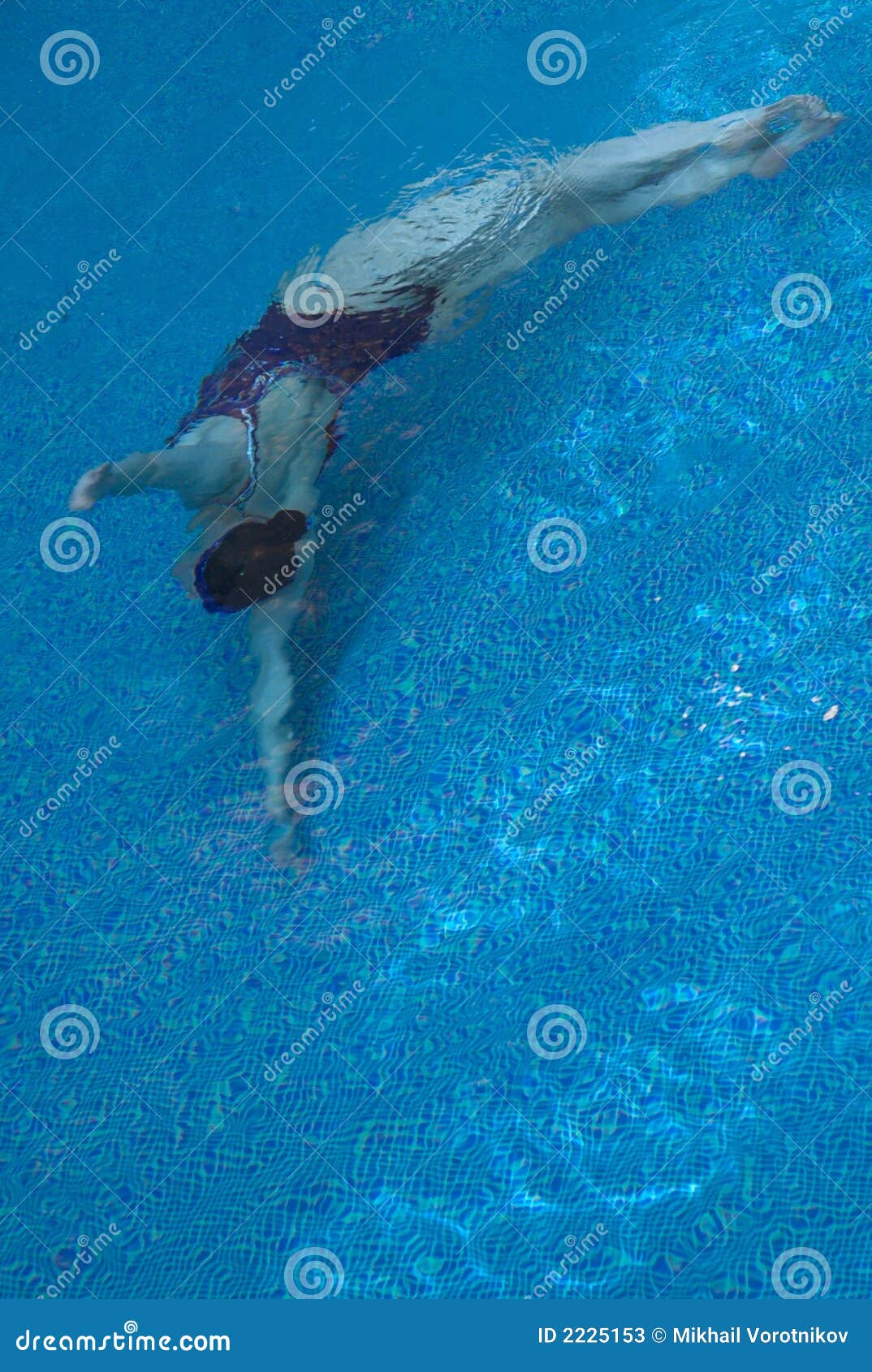 Nuoto sincronizzato immagine stock. Immagine di ragazza - 2225153