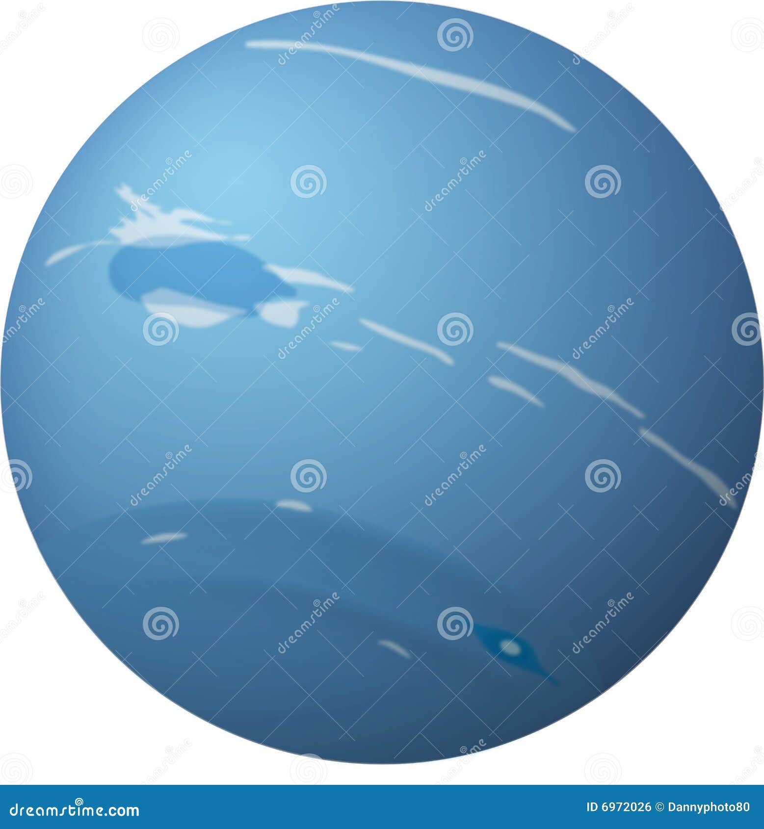 Nuptune stock illustration. Illustration of solar, blue - 6972026