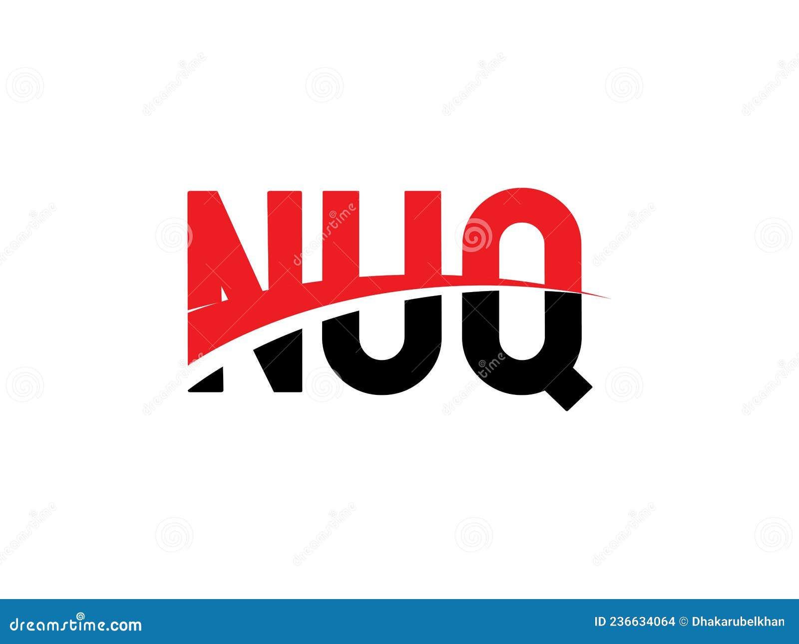 NUQ Letter Initial Logo Design Vector Illustration Stock Vector ...