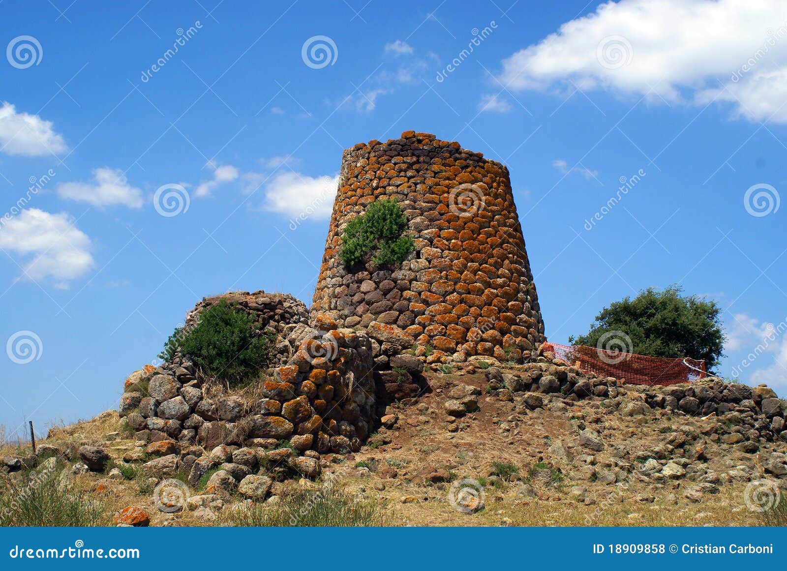 Nuraghe stock photo. Image of habitation, house, attraction - 18909858