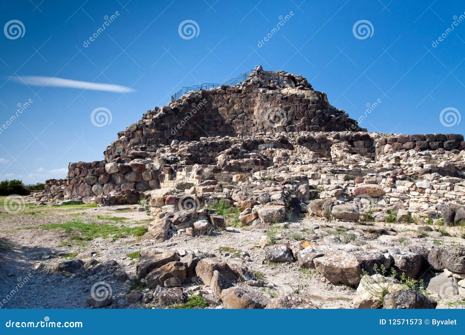 Nuraghe Su Nuraxi stock image. Image of light, indoors - 12571573