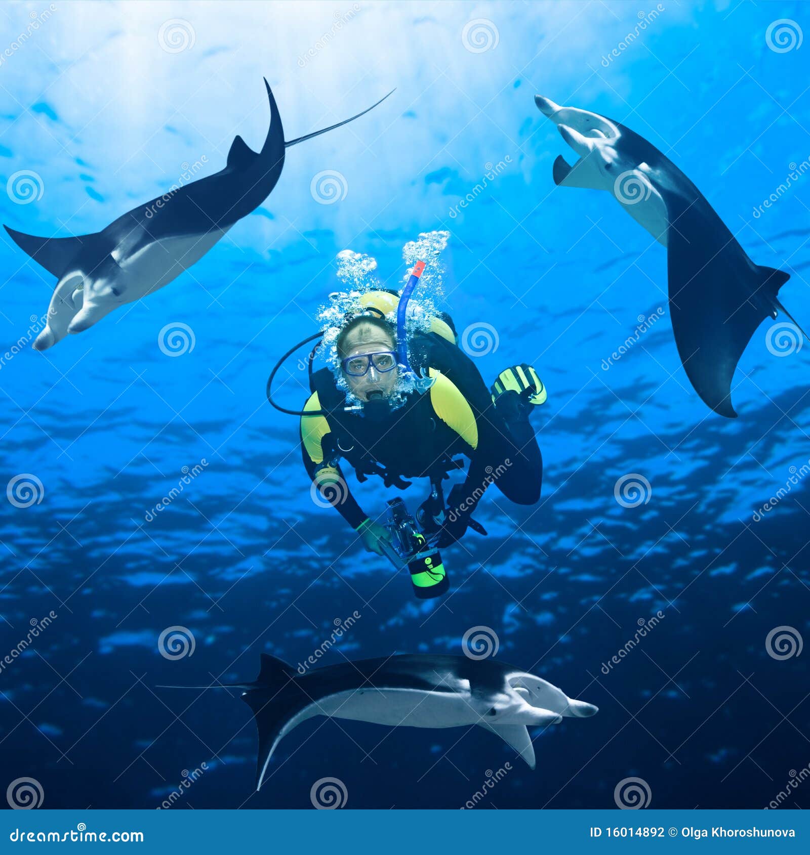 Nurek manty zdjęcie stock. Obraz złożonej z nurek, wyposażenie - 16014892