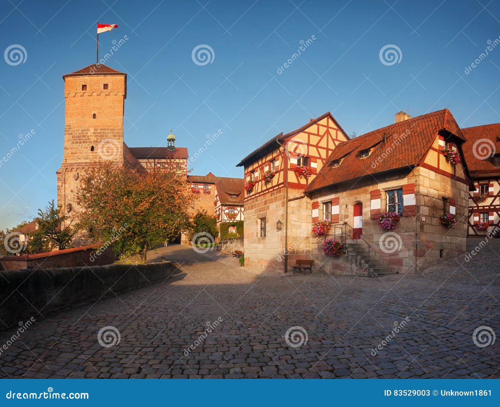 Nuremberg Castle in Germany. Stock Image - Image of heritage ...