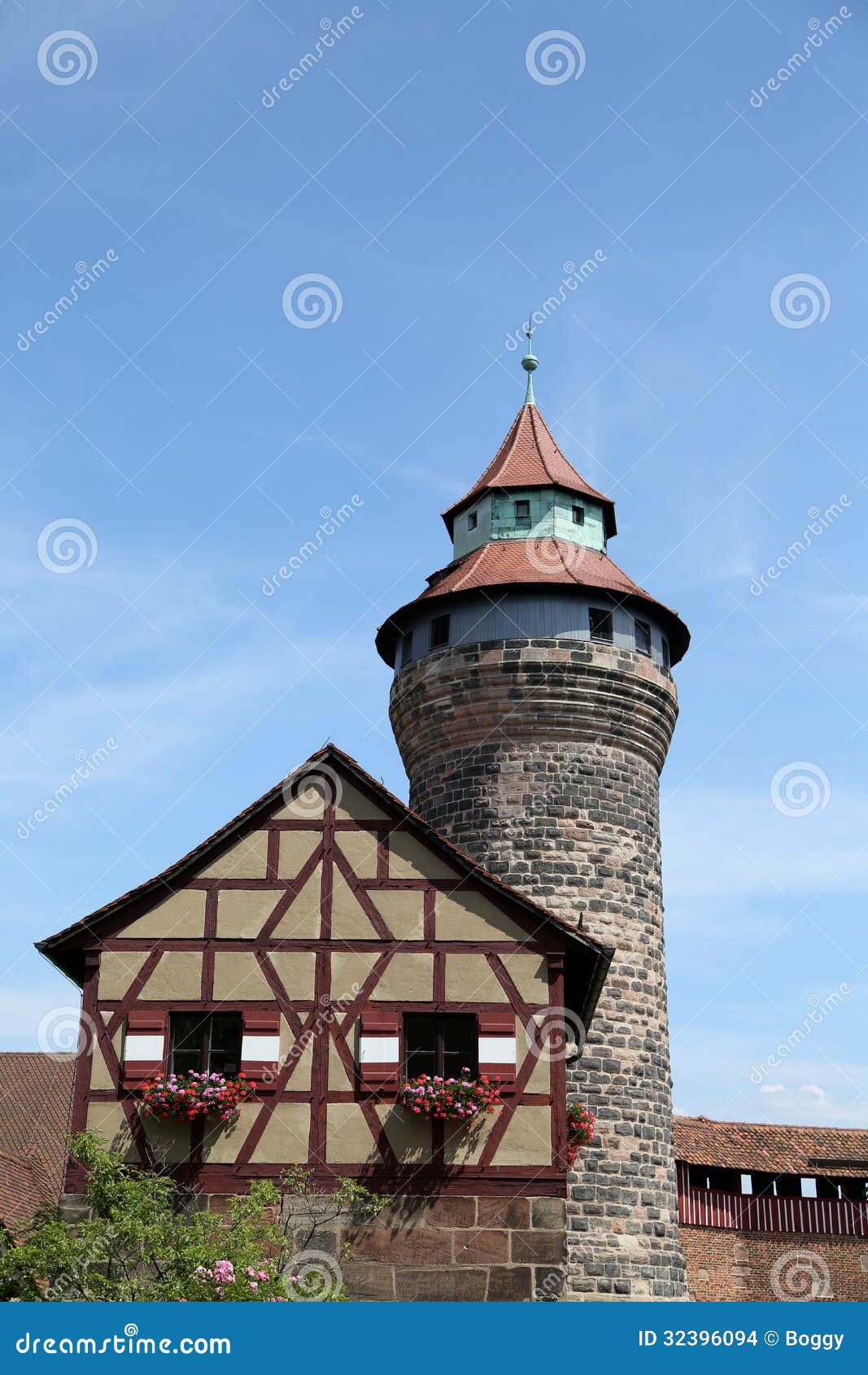 Nuremberg Castle in Germany Stock Photo - Image of bavarian, cityscape ...