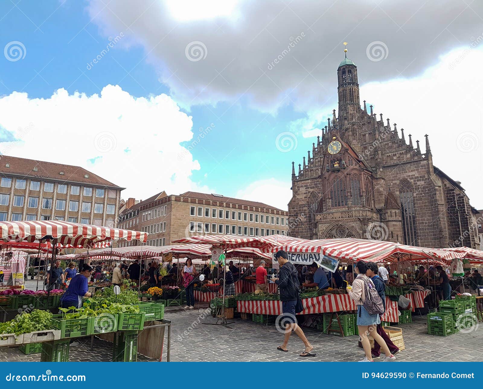Nuremberg city centre editorial image. Image of monument - 94629590