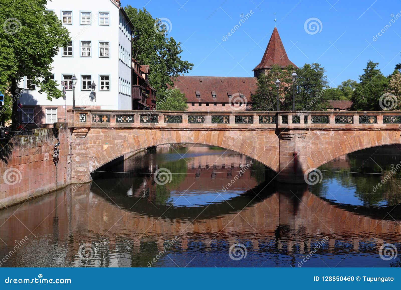 Nuremberg city, Germany stock photo. Image of destination - 128850460