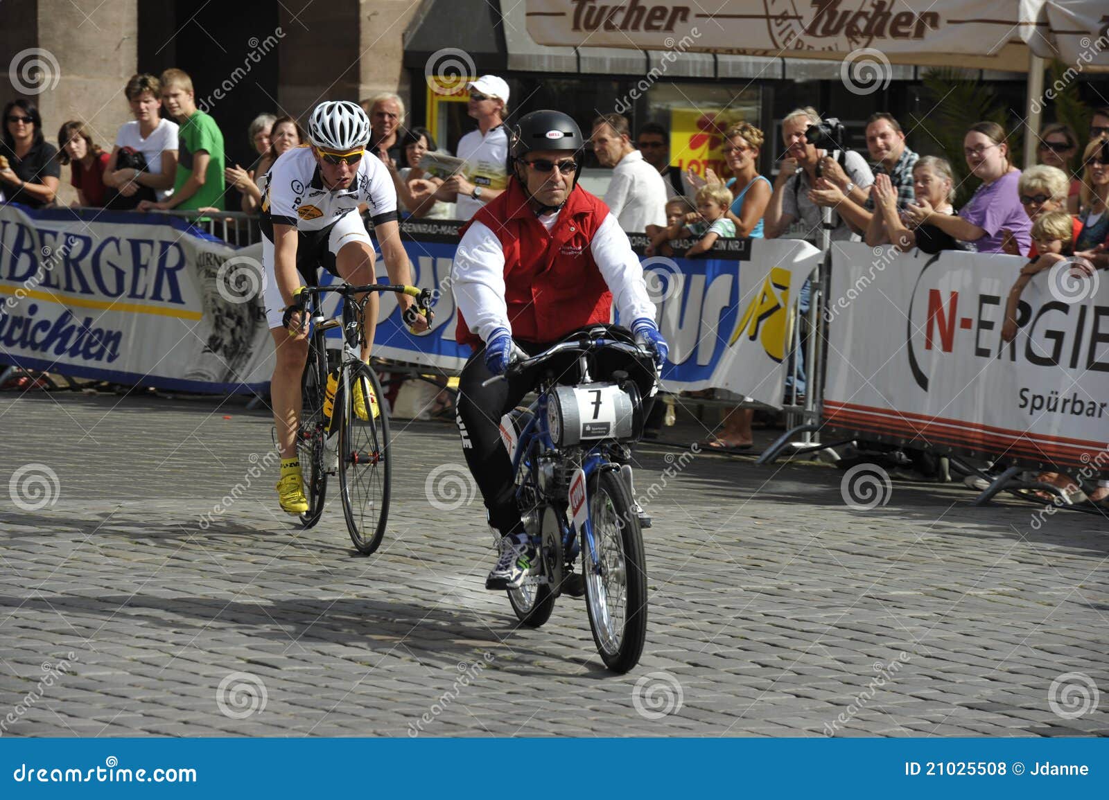 Nuremberg, Motor-paced Cycling Around the Historical City Editorial ...