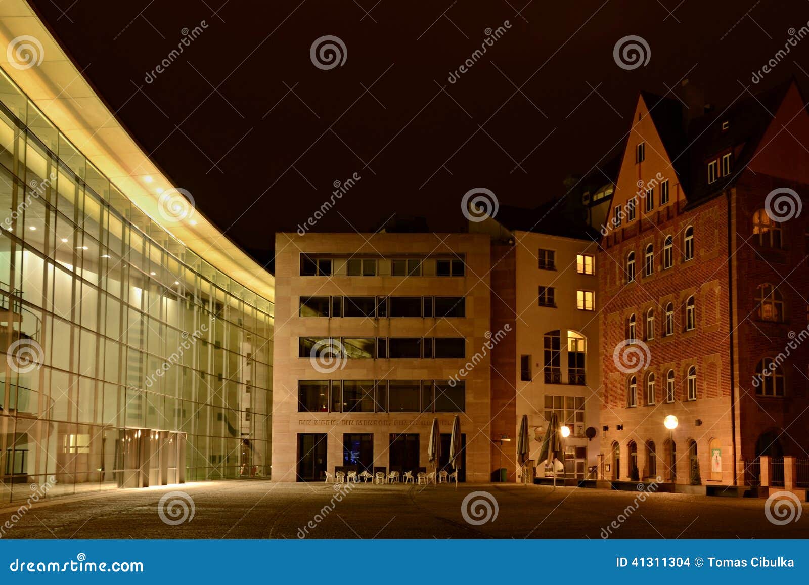Nuremberg by night stock photo. Image of house, square - 41311304