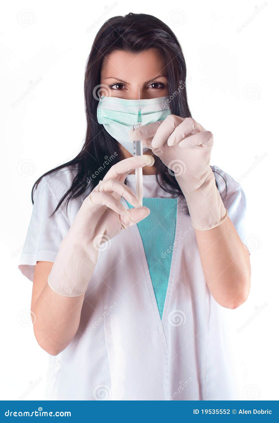 Nurse stock photo. Image of pretty, wear, friendly, glowes - 19535552