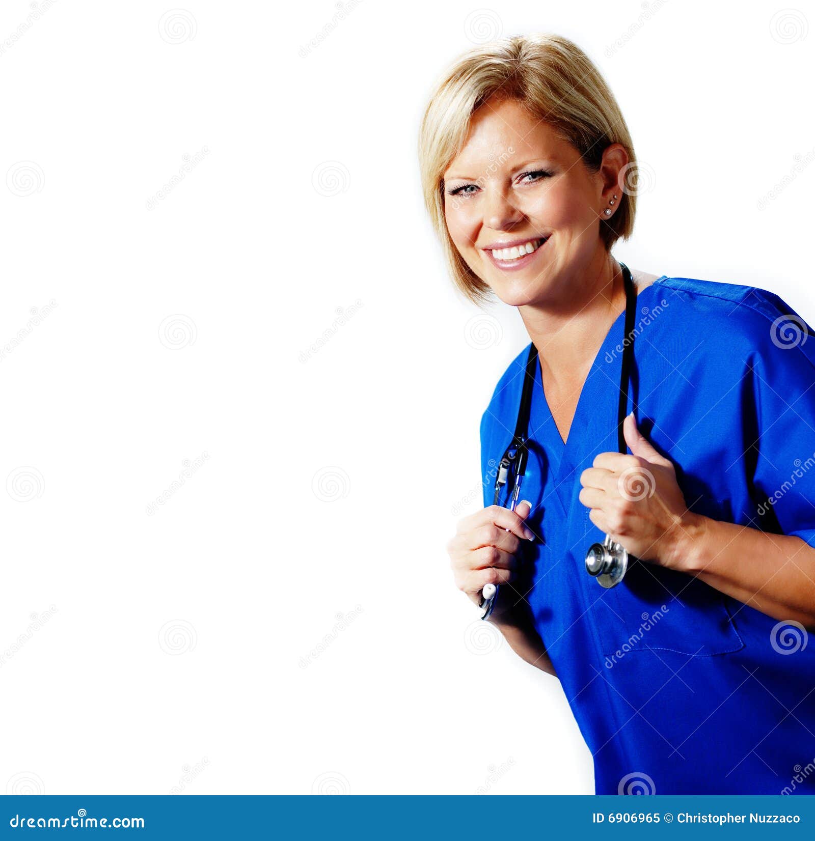 Nurse stock image. Image of confident, isolated, help - 6906965