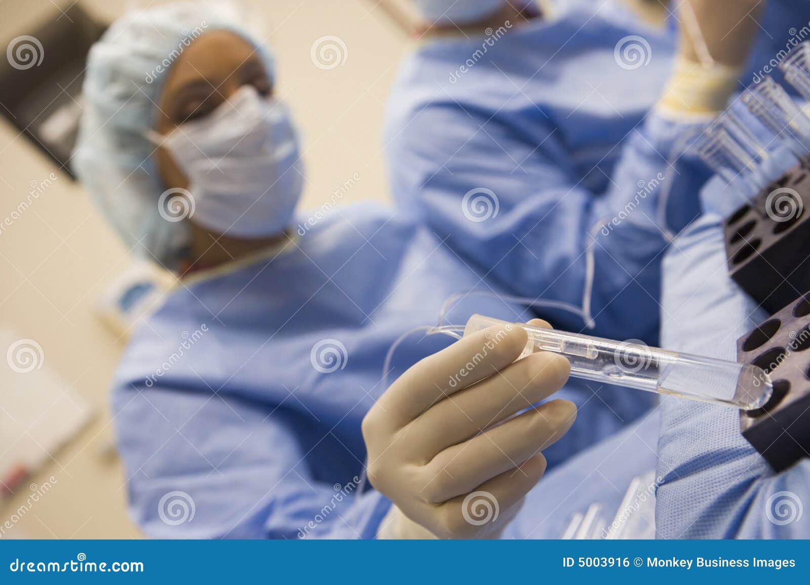 Nurse Assisting with Egg Retrieval Procedure Stock Photo - Image of ...