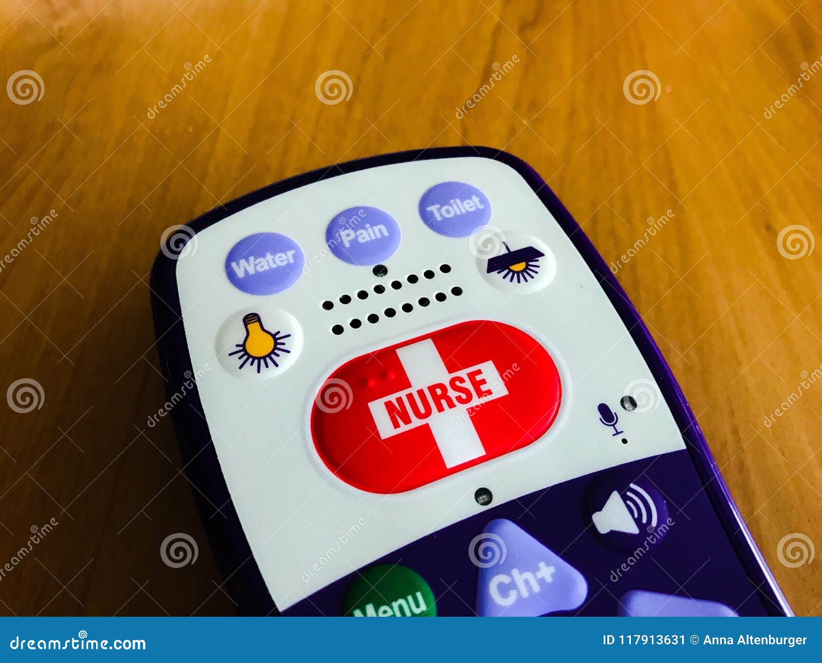 Nurse call button stock image. Image of treatment, hospital - 117913631