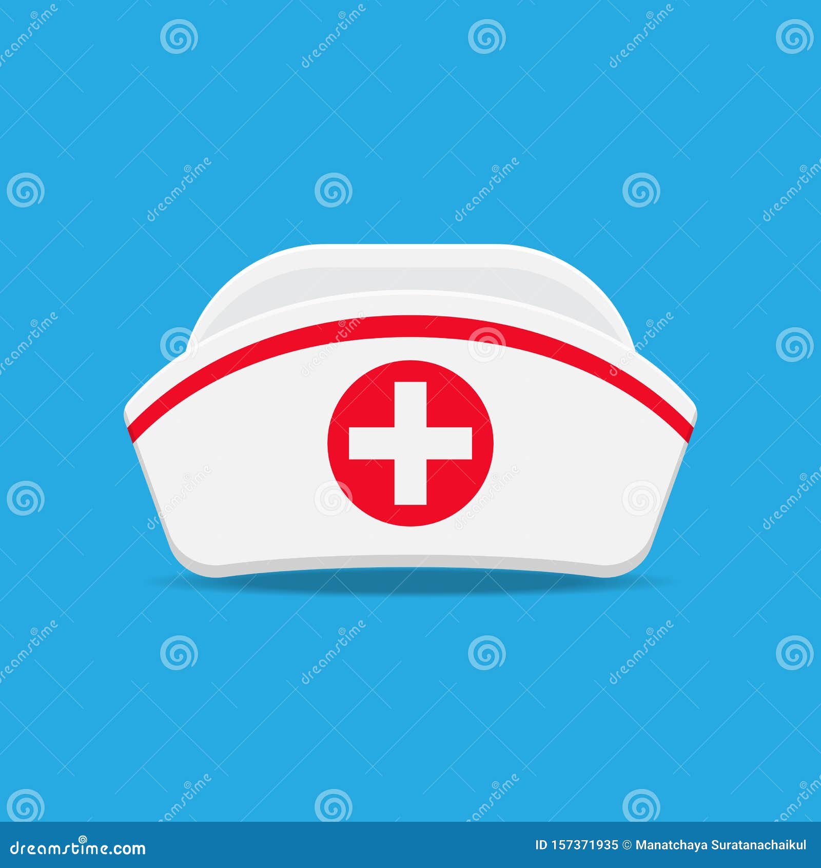 Nurse cap. stock illustration. Illustration of headware - 157371935