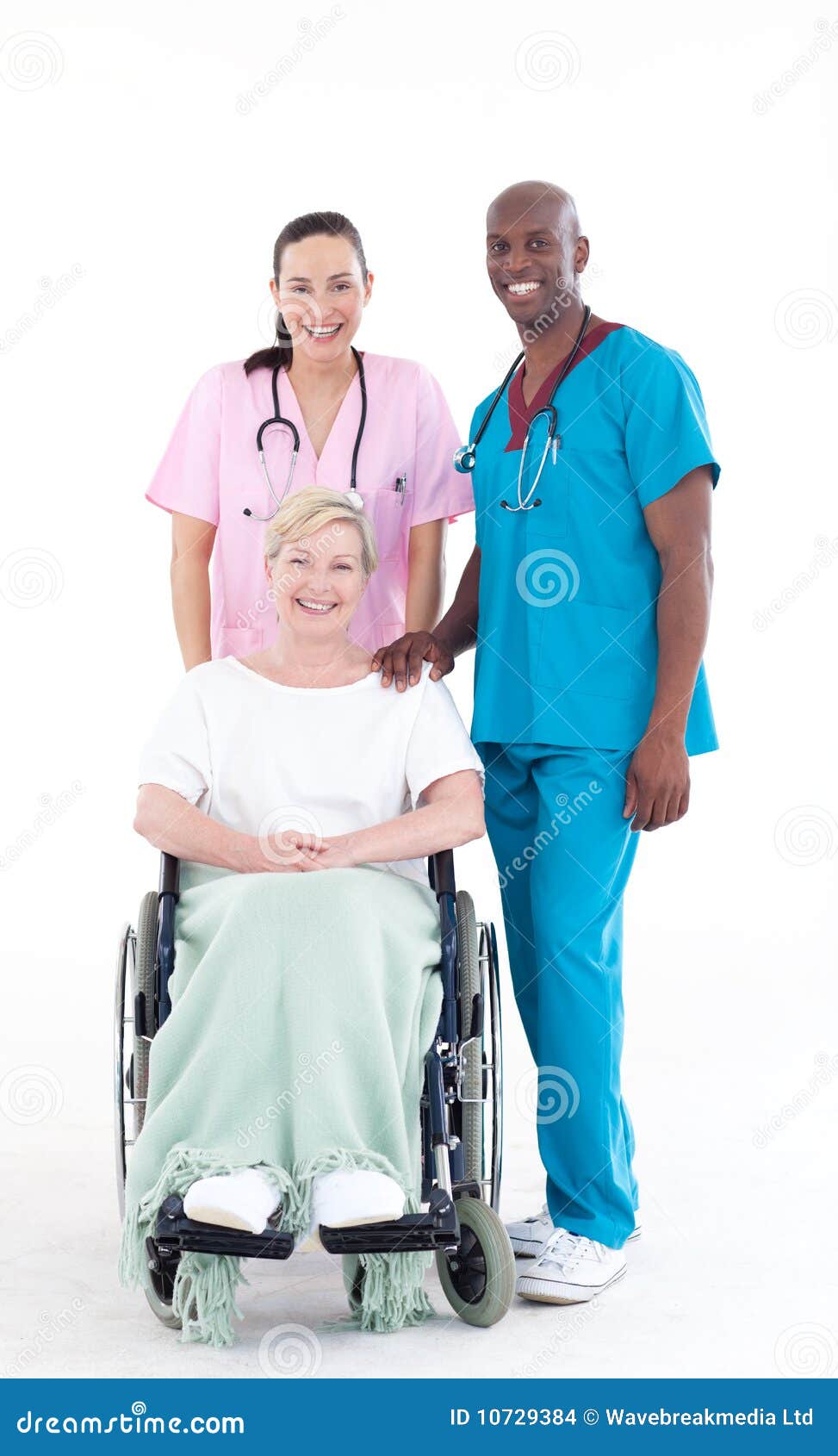 Nurse and Doctor Looking after a Patient Stock Photo - Image of ...