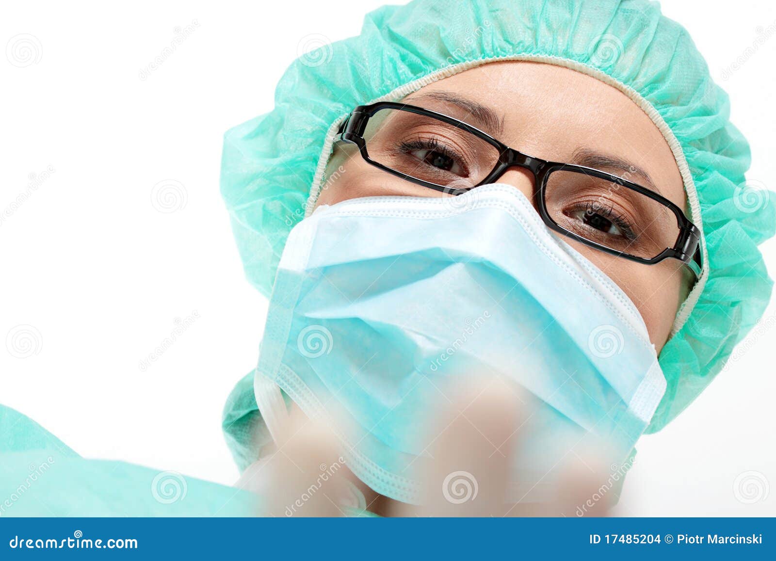 Nurse or Doctor in Surgical Mask Stock Photo - Image of health ...