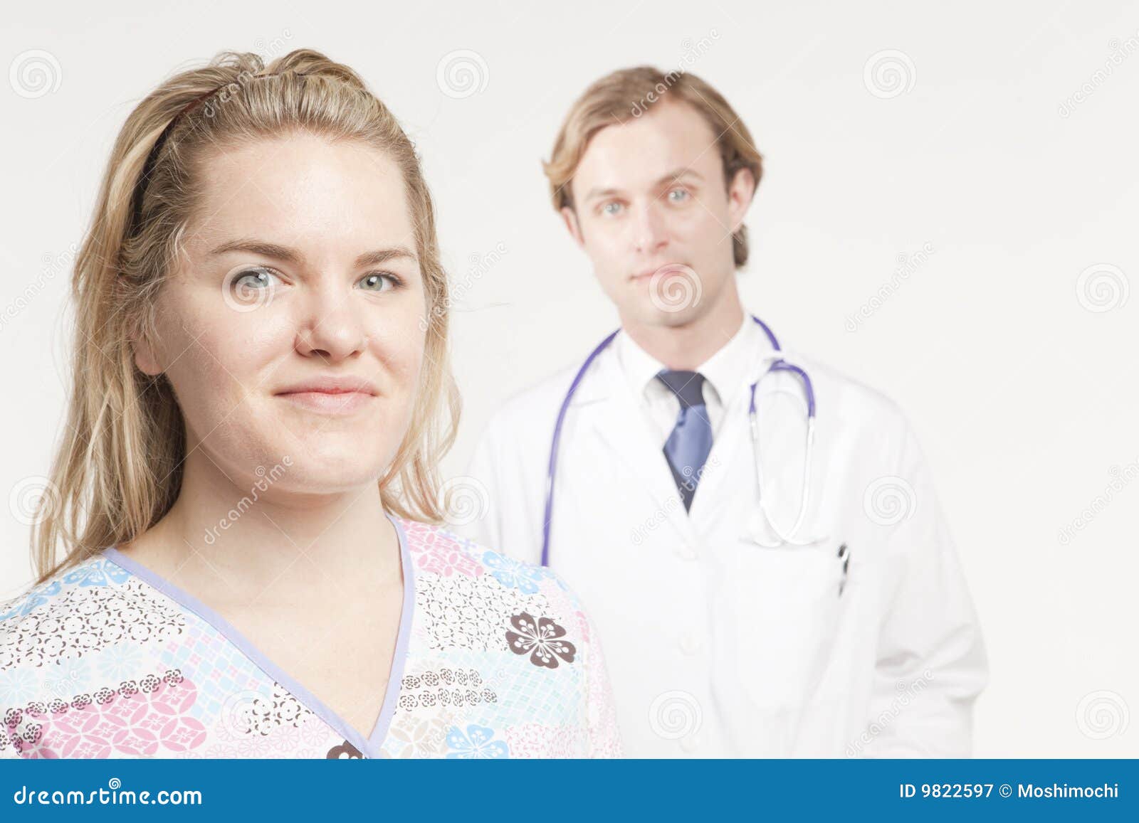Nurse in focus stock image. Image of doctor, nurse, clipboard - 9822597
