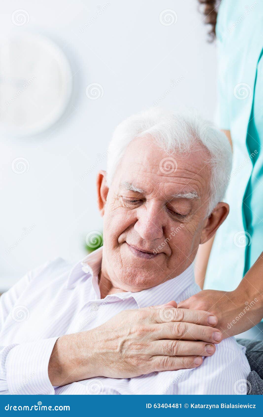 Nurse Giving Somebody Helpful Hand Stock Image - Image of touch ...