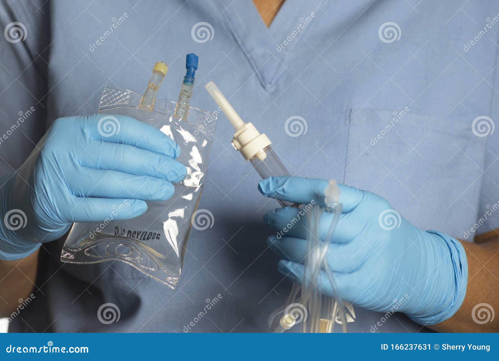 5 Dextrose Solution Infusion Stock Image - Image of medication, nurse ...