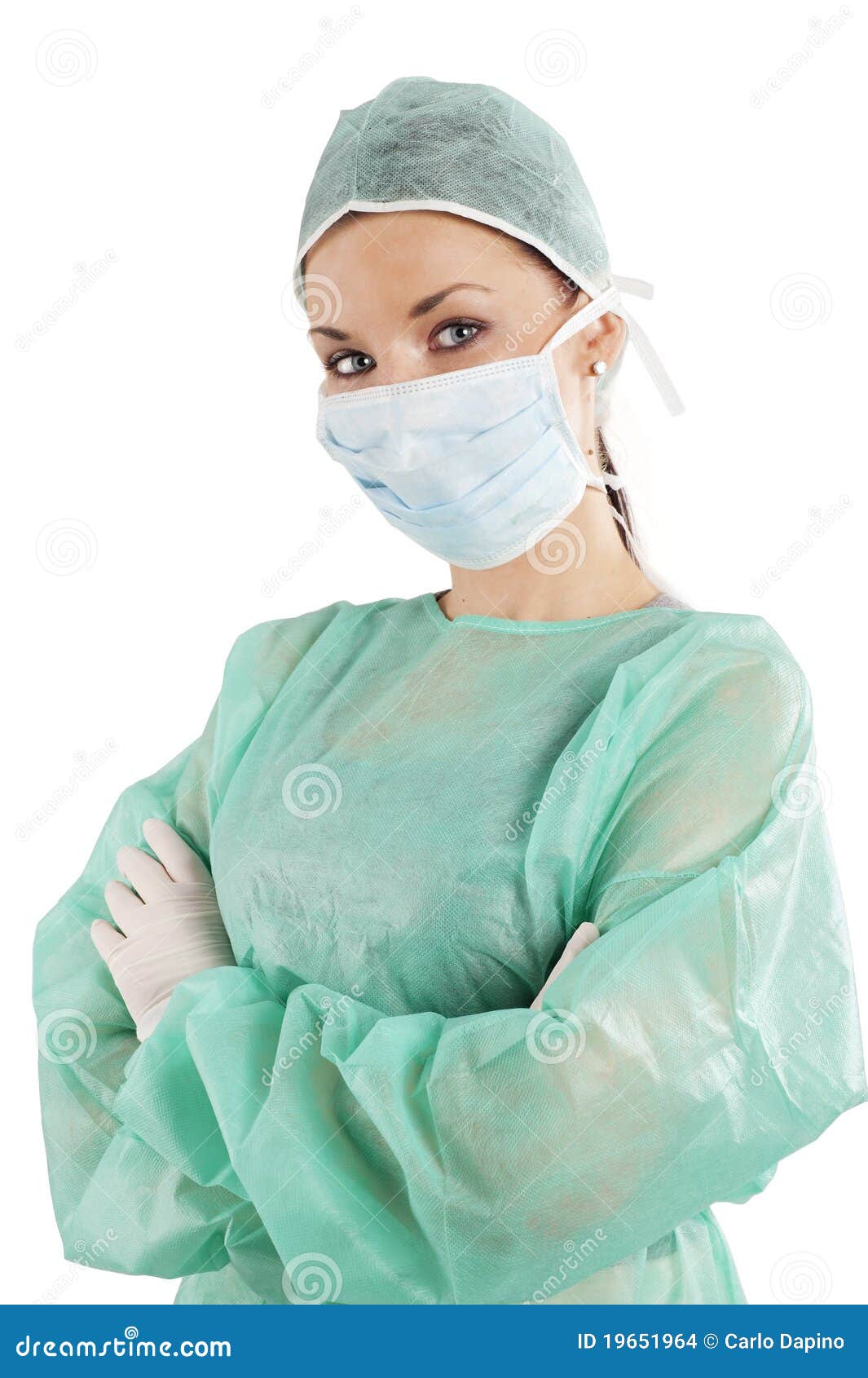 The nurse with mask stock photo. Image of nurse, environment - 19651964