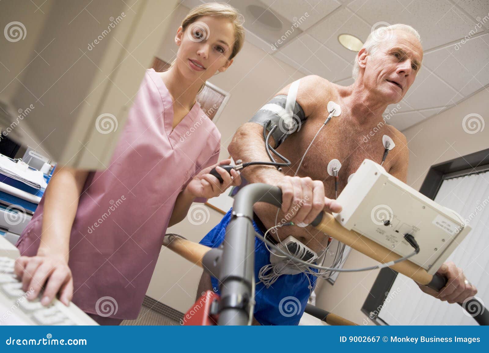 Nurse with Patient during Health Check Stock Image - Image of hospital ...