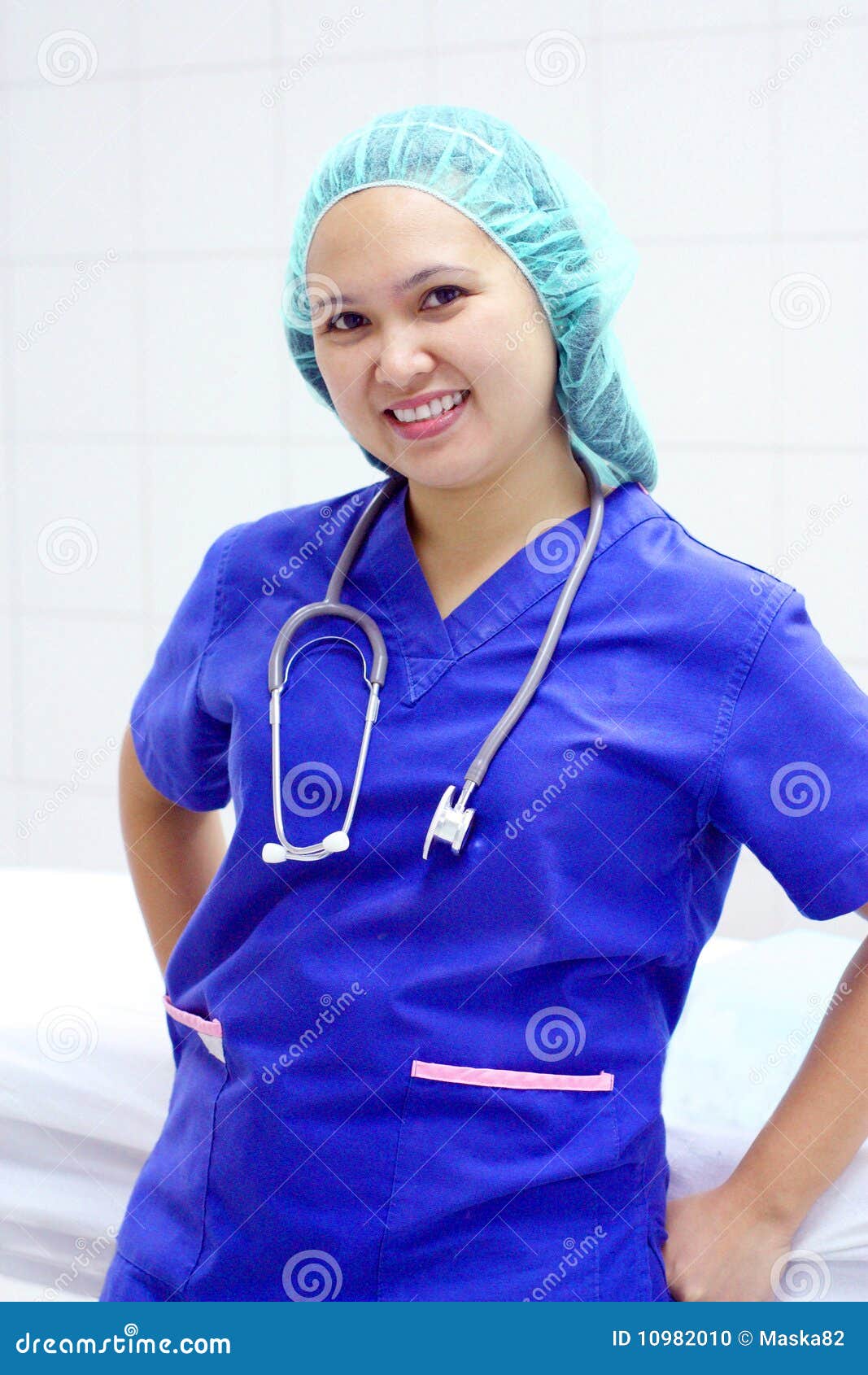 Nurse portrait stock photo. Image of surgical, surgery - 10982010