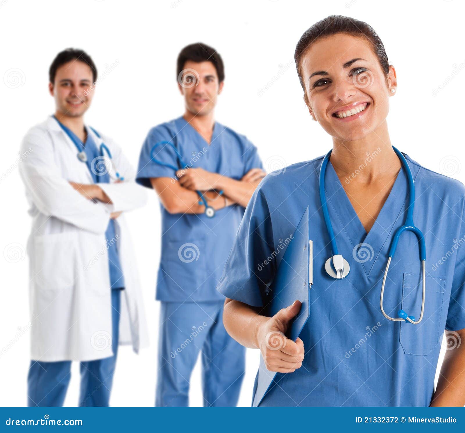 Nurse portrait stock photo. Image of female, friendly - 21332372