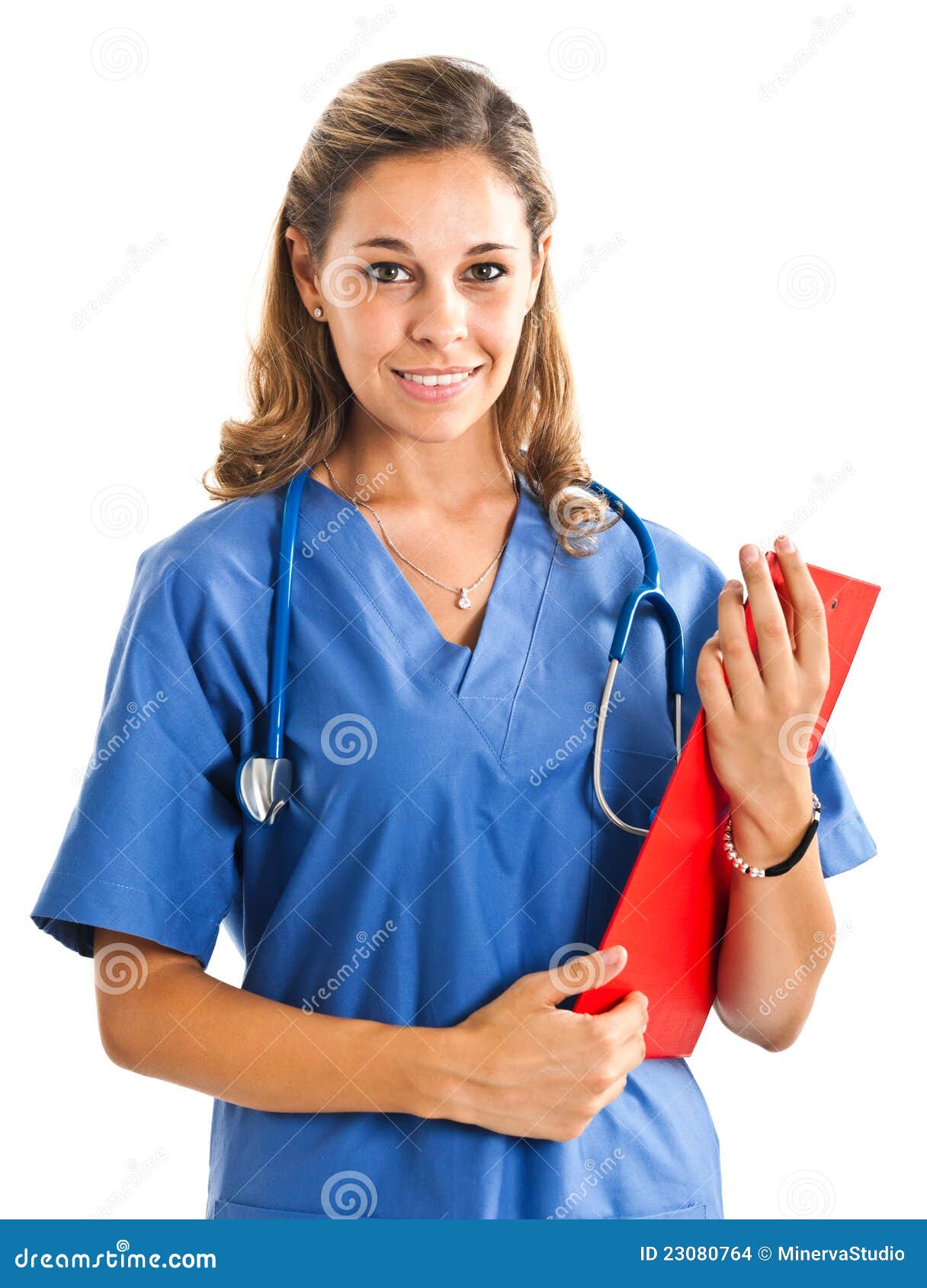 Nurse portrait stock photo. Image of isolated, medical - 23080764