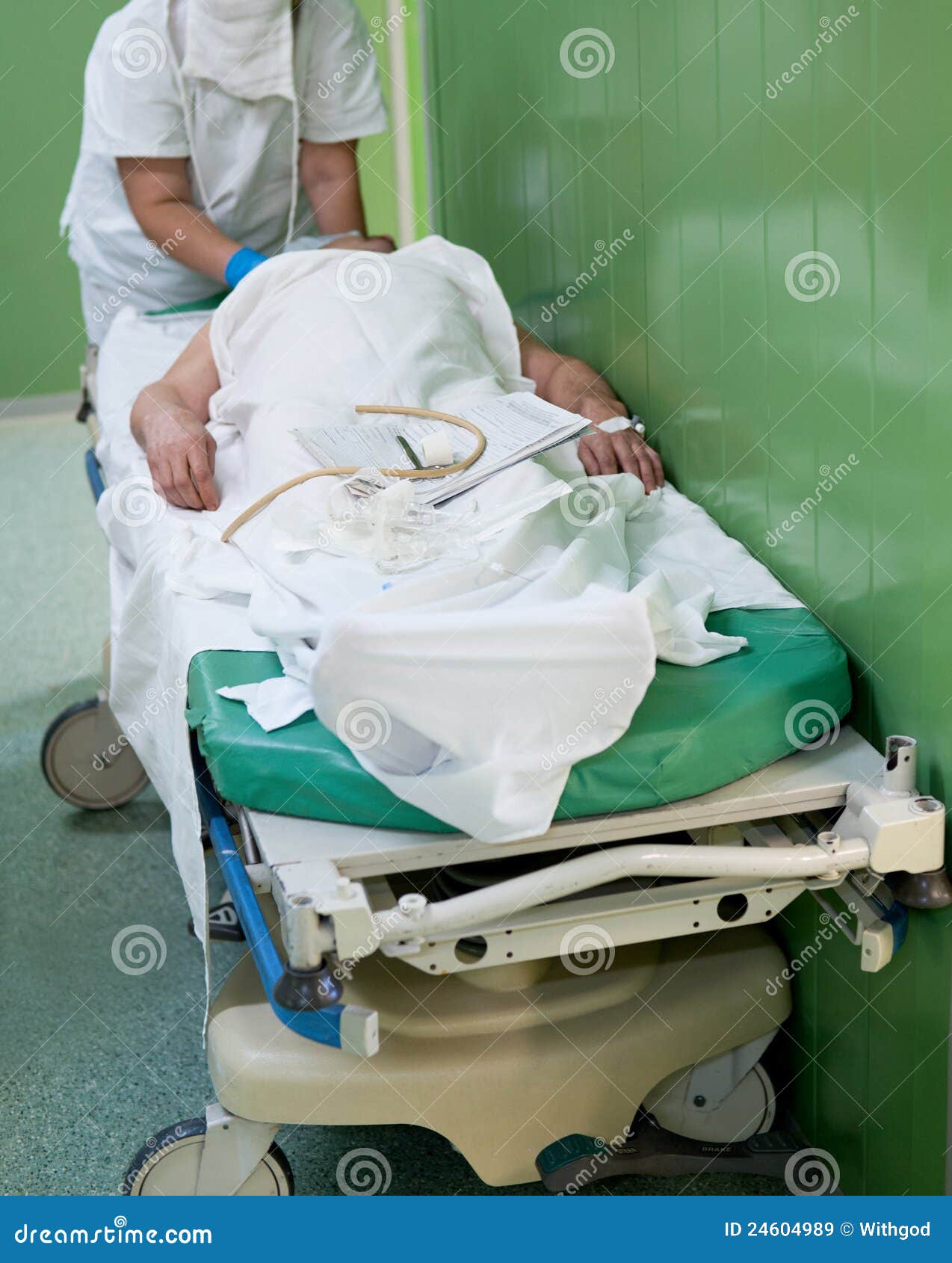 Nurse Prepares An Enema Vector Illustration | CartoonDealer.com #27069652