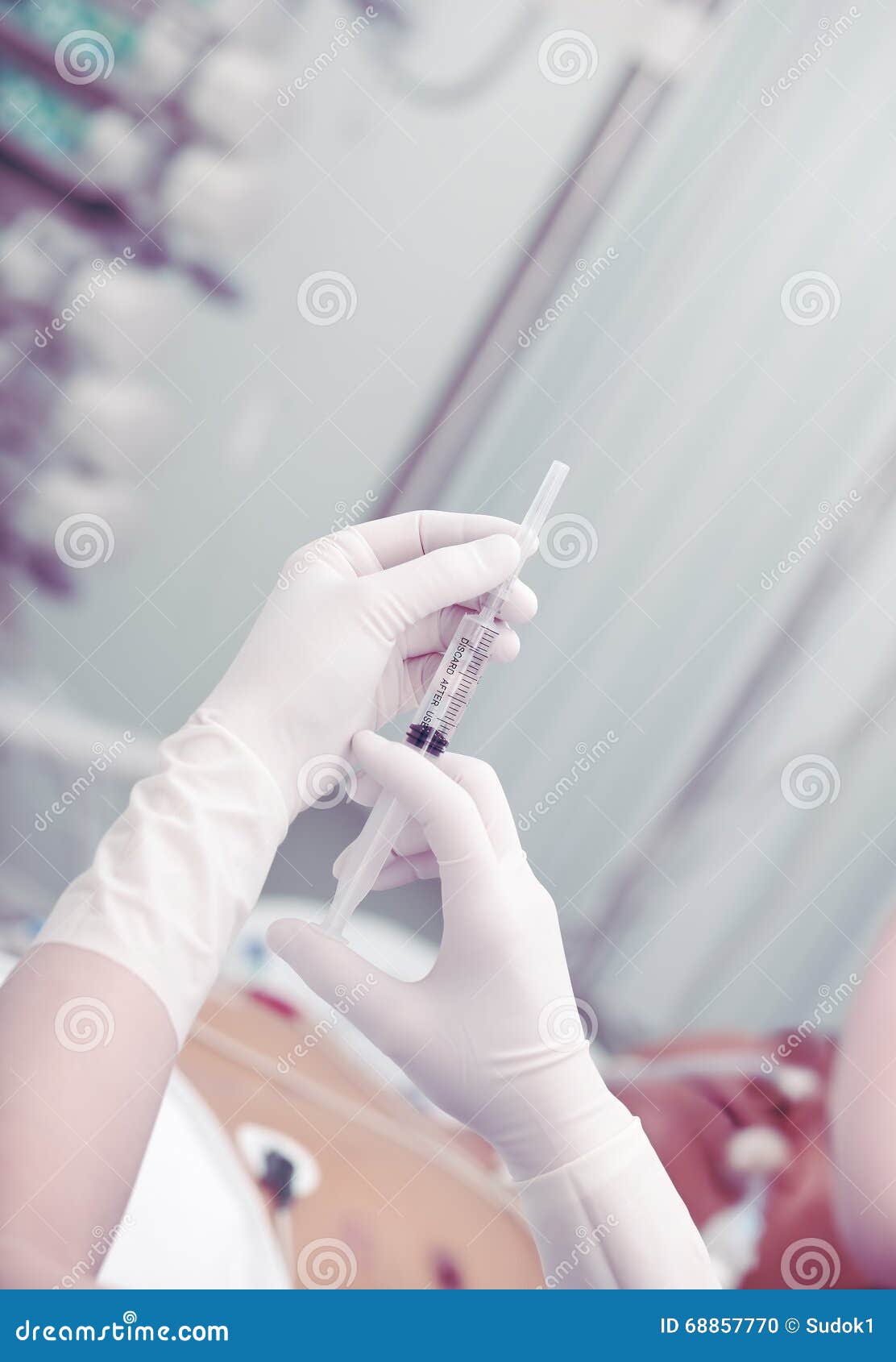 Nurse Preparing for Injection Stock Photo - Image of healthcare ...
