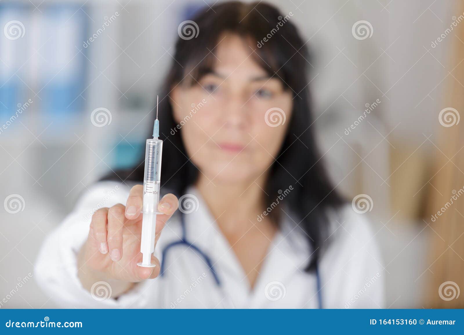 Nurse Ready To Make Injection Stock Photo - Image of pharmacy, medical ...