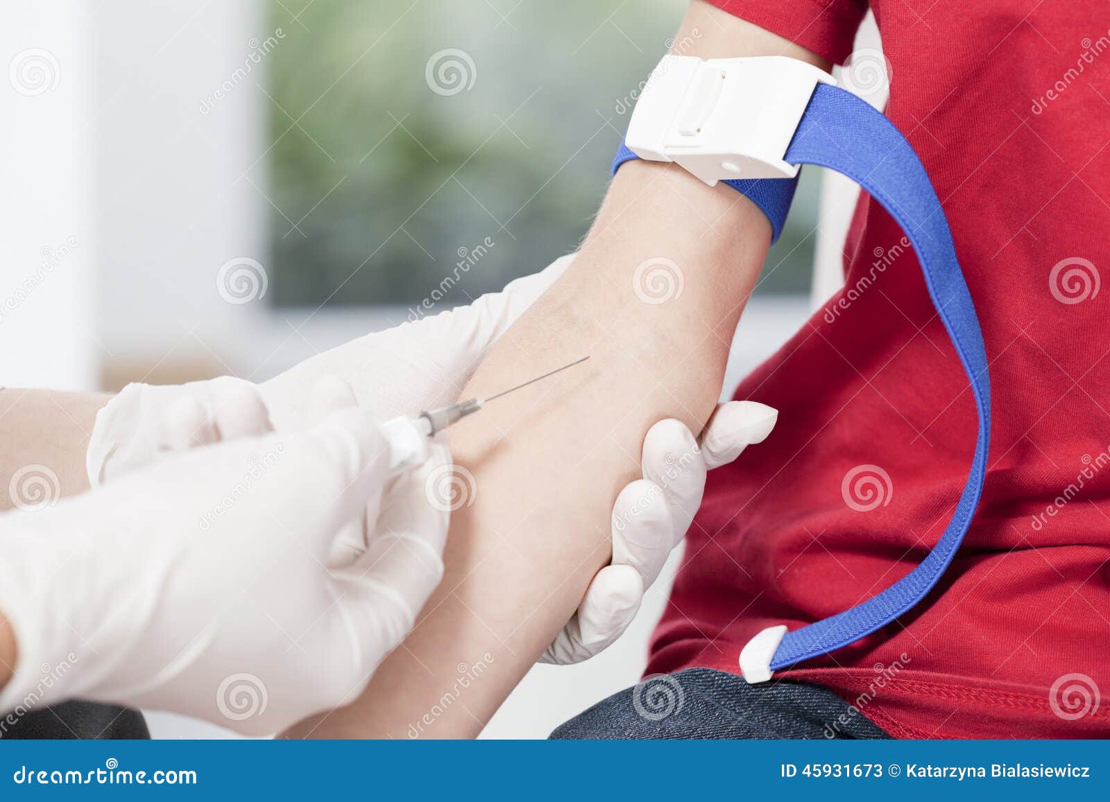 Nurse S Hands Taking Blood Sample Stock Image - Image of sample ...