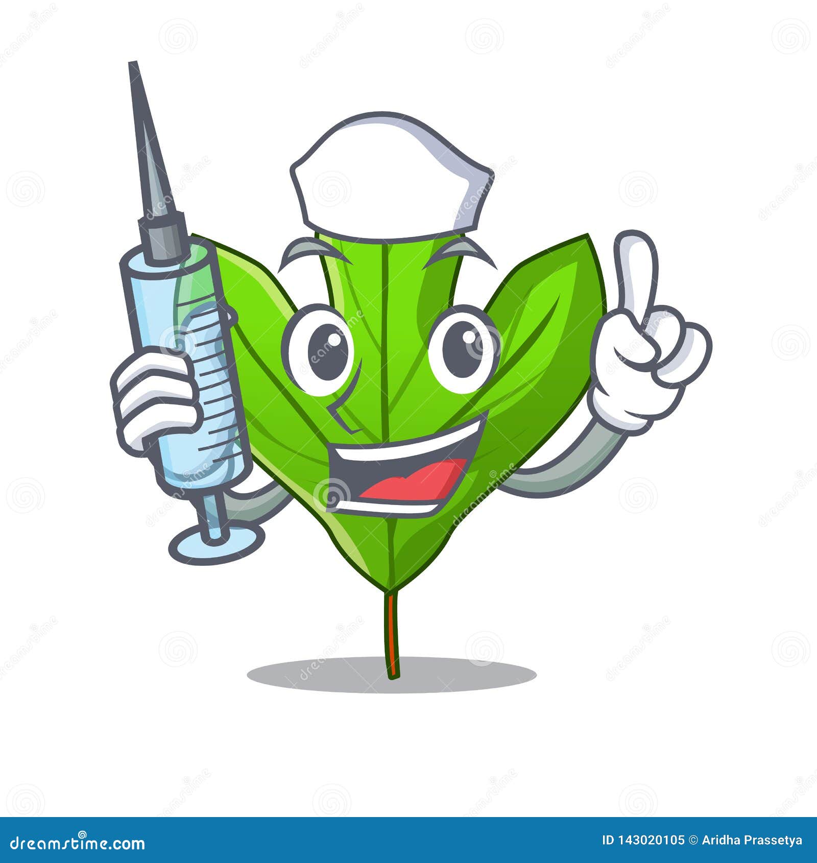 Nurse Sassafras Leaf in the Cartoon Stem Stock Vector - Illustration of ...