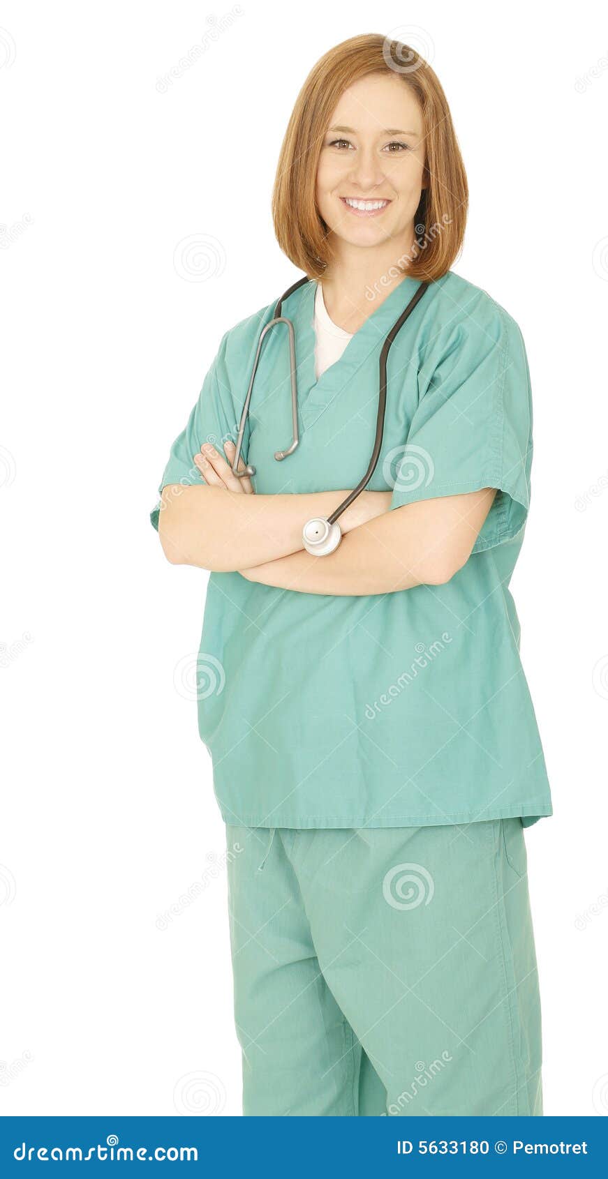 Nurse Standing And Smiling Stock Photography | CartoonDealer.com #5633180