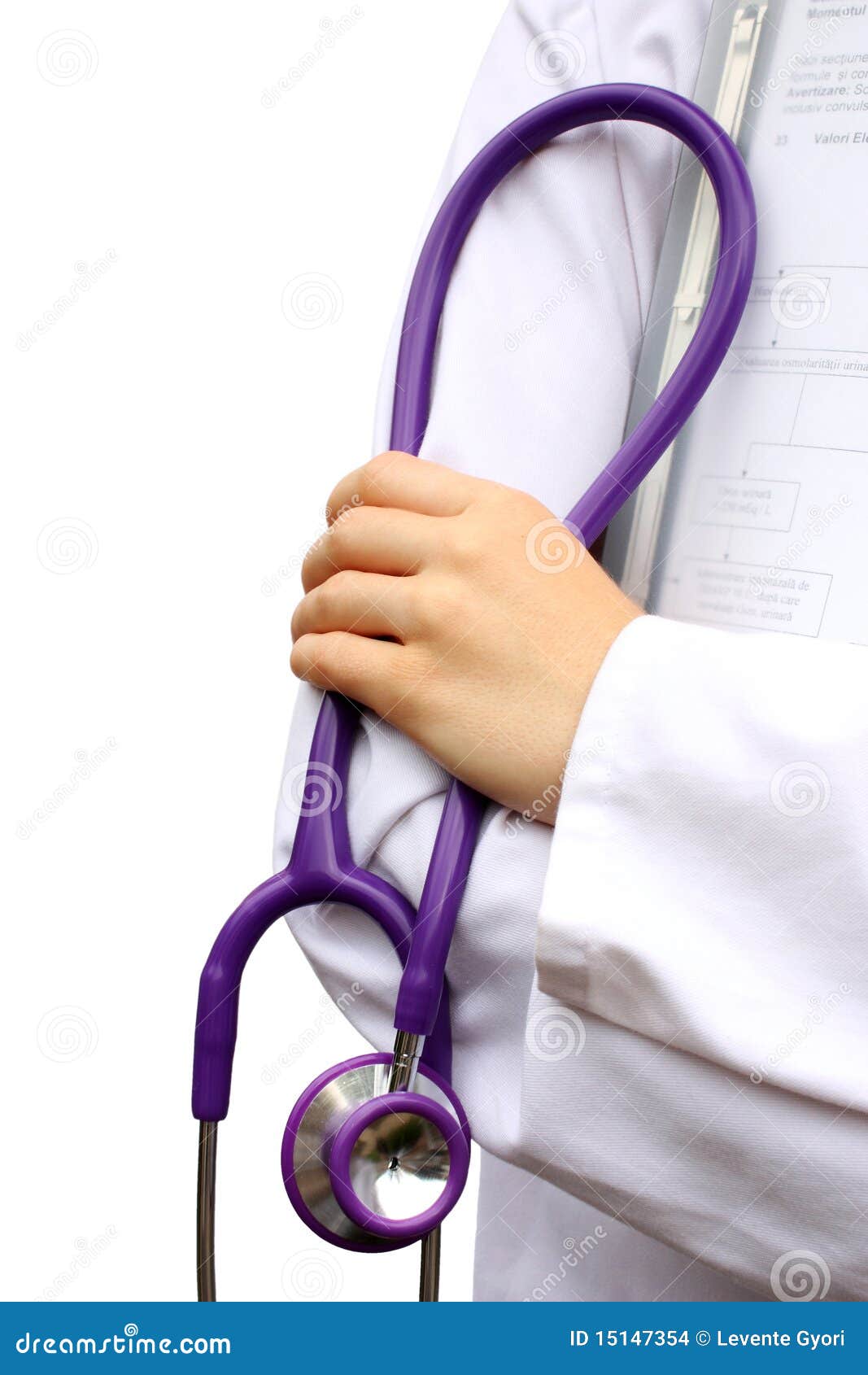 Nurse with stethoscope stock photo. Image of caring, examining - 15147354