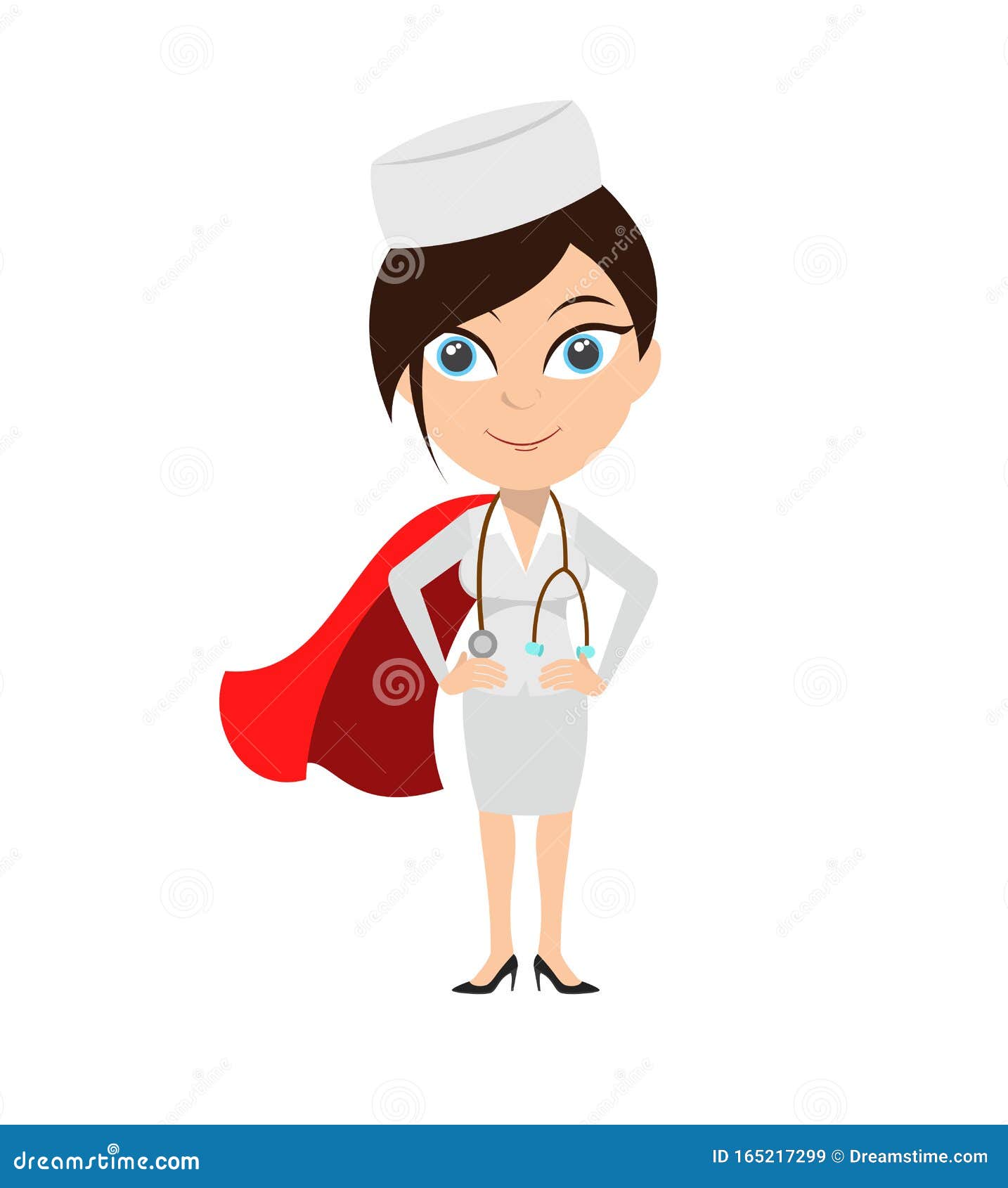 Super Nurse Asian Male Set Vector Illustration | CartoonDealer.com ...