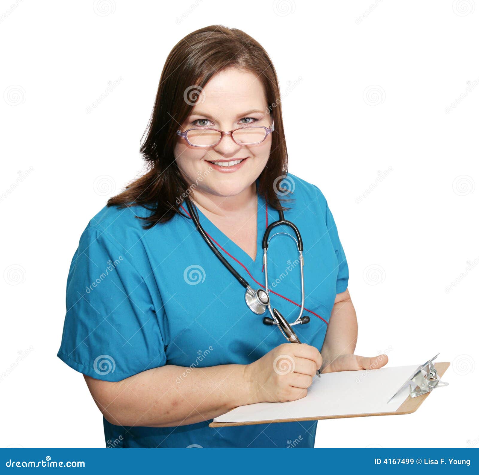 Nurse Takes Medical History Stock Image - Image of doctor, nurse: 4167499