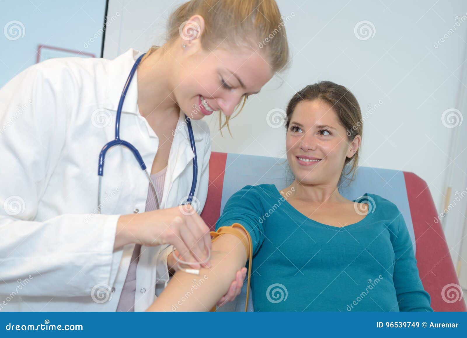 Nurse taking blood sample stock image. Image of blood - 96539749