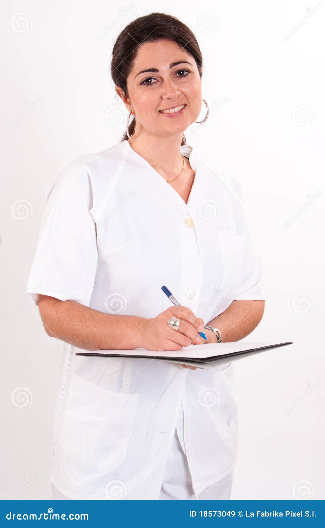 Nurse taking notes stock image. Image of white, nurse - 18573049